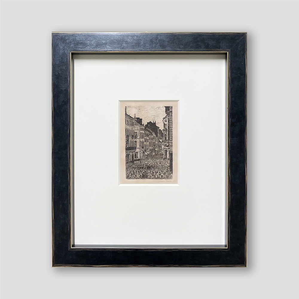 James Ensor | La musique rue de Flandre for sale