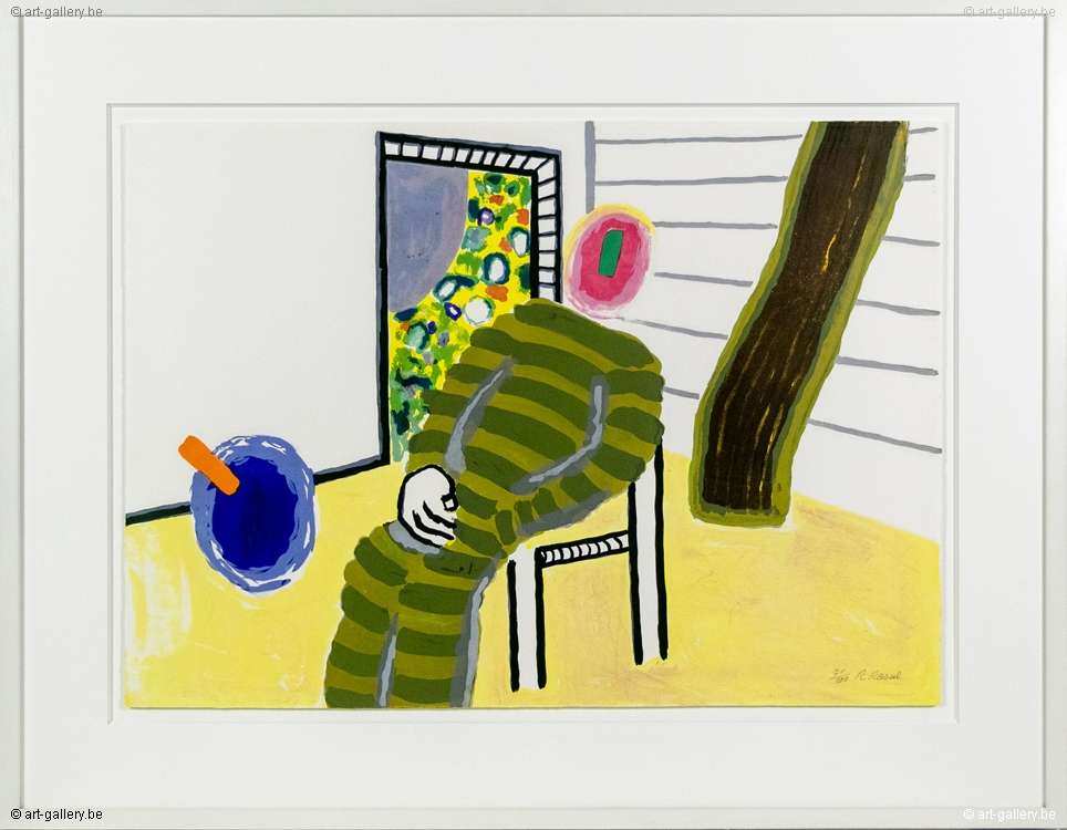 Roger Raveel | Man op stoel te koop