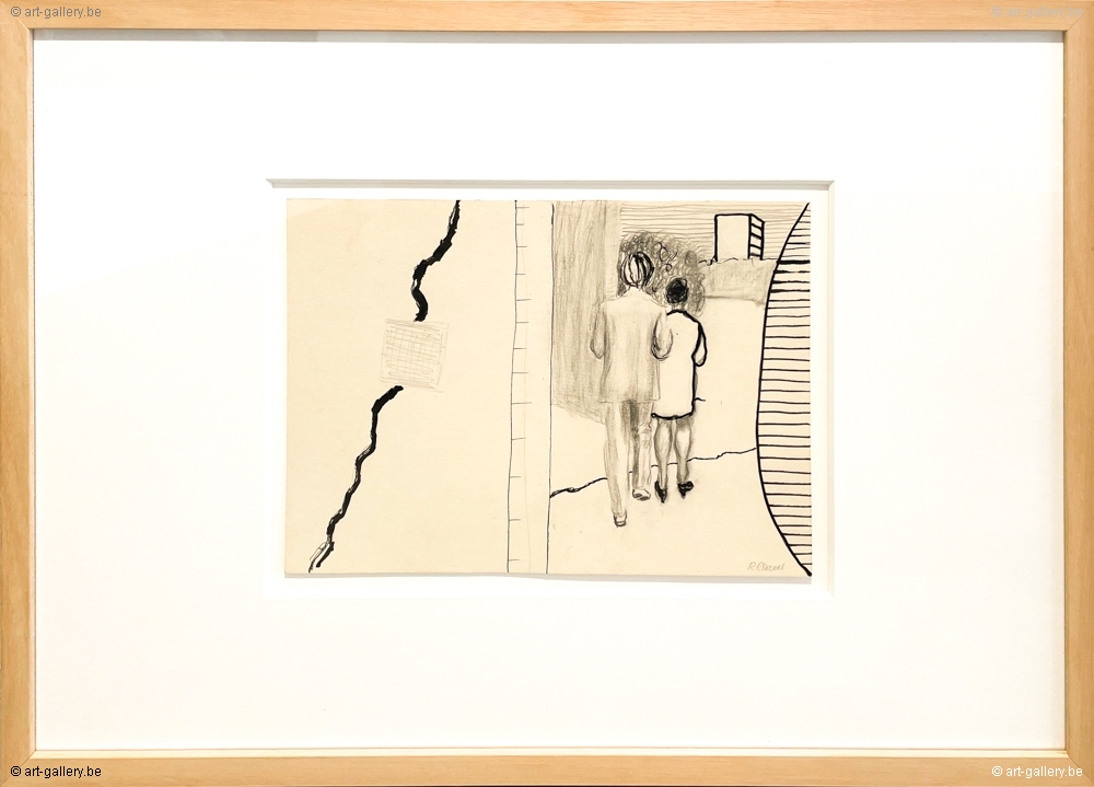 Roger Raveel | Op wandel te koop